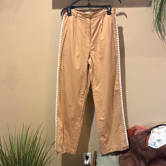 Mon Renn | Pants & Jumpsuits | Mon Renn Stunning Pants With Trim | Poshmark